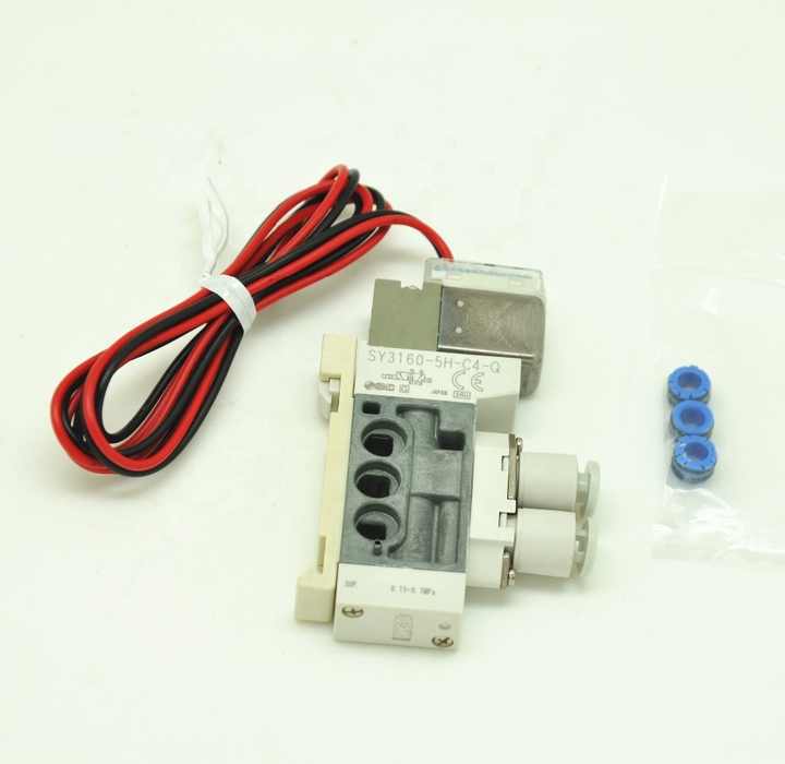 Válvula eléctrica con enchufe, SMC, SY3160-5H-C4-Q, cassette para ...