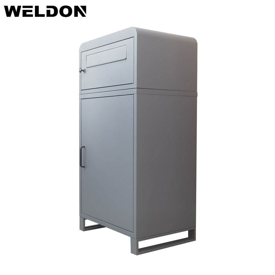 Freestanding Mailbox Outdoor Parcel Delivery Box Knock-down Post Drop ...