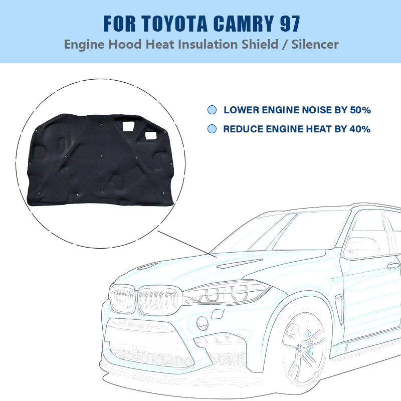 High Quality Car Engine Hood Insulation Cover for Camry 97 Hood ...