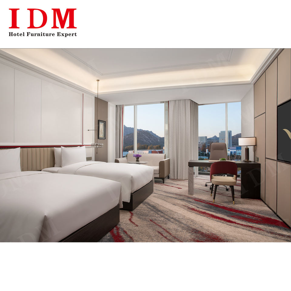 IDM Modern Eco-Friendly Certified Sustainable Solid Wood Hotel Bedroom ...