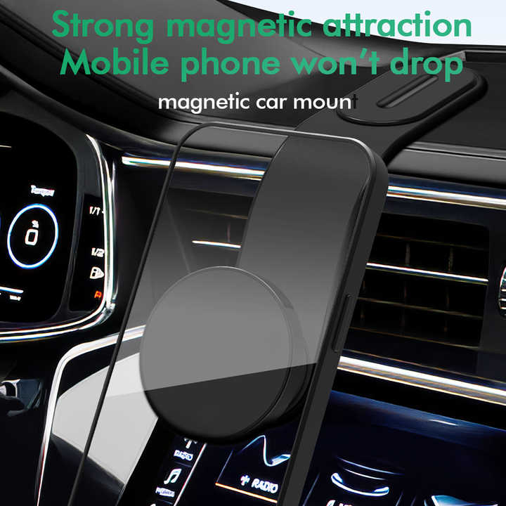 Magnetic Phone Holder - 360 Degree Rotatable Car Stand