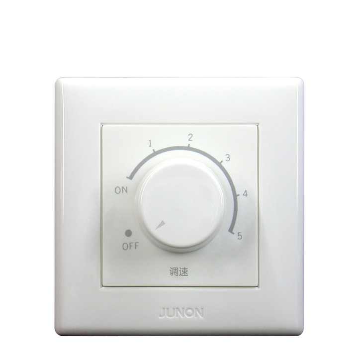 JUNON Classic Design 250W Fan Regulator Electric Wall Switch