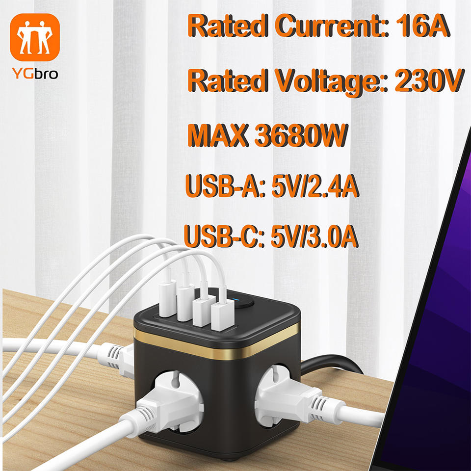 EU Hot Selling Tower Power Strip With High Quality Power Socket Cube ...