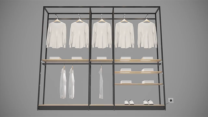 Modern Metal Fashion - Customized Display Racks for Shops