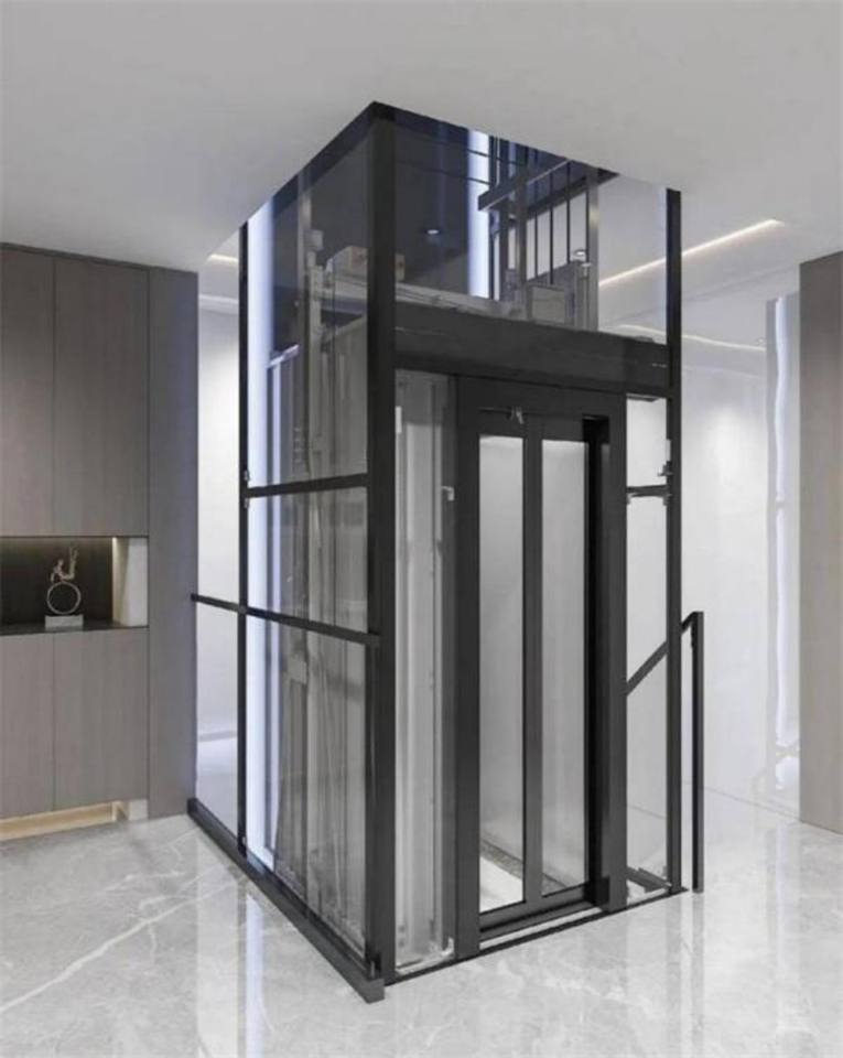 2-5 Person Residential Mini Elevator External Home Lift for 2-3 Floors ...