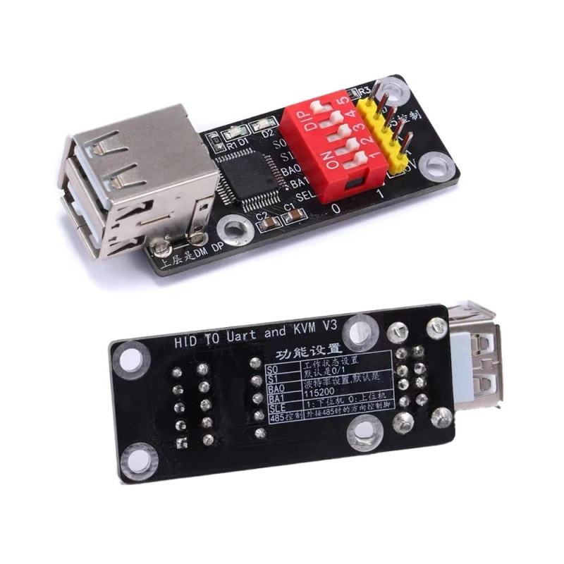 Keyboard Mouse Scanner Gun to Serial Port HID to Serial Port Module ...