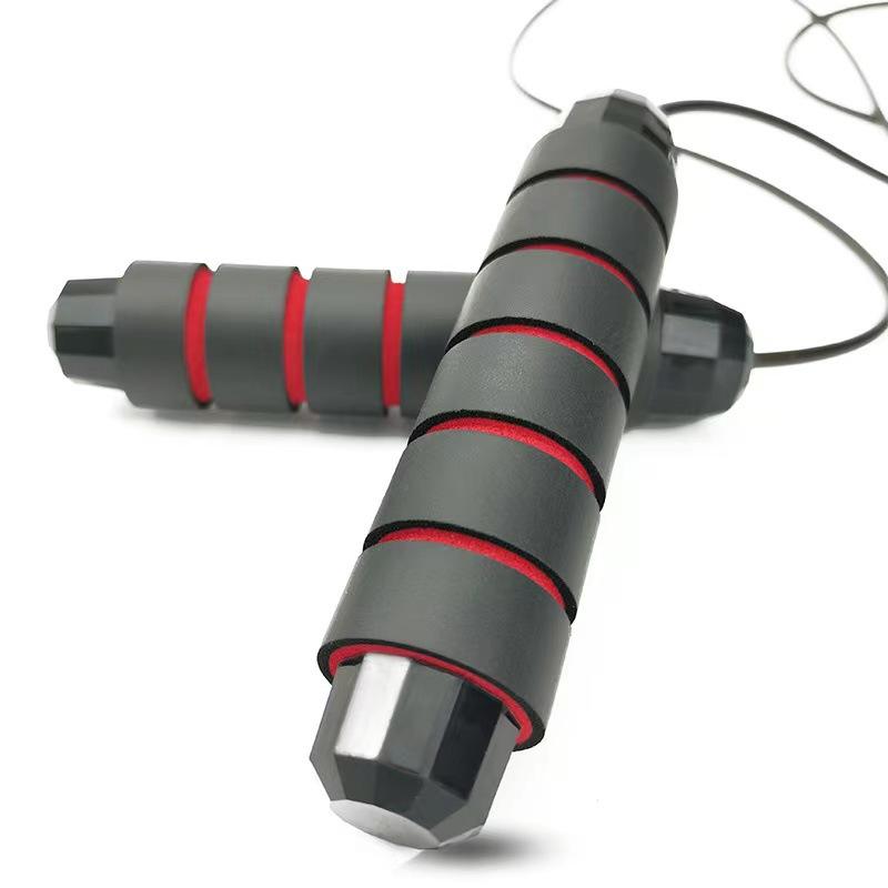 Adjustable Weighted Steel Wire Skipping Rope For Fat Loss & Oem