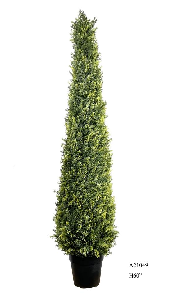 Artificial Cedar Cone Shaped Topiary - Perfect for Gardens