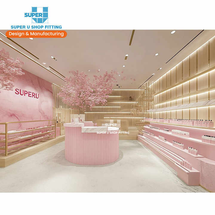 Customized Cosmetic Store Fixtures - Stylish & Functional