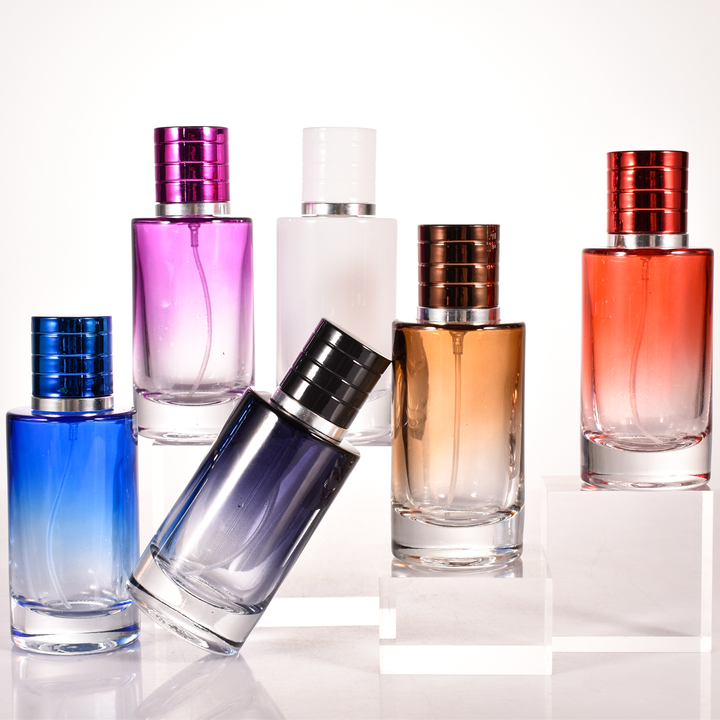 Luxury Round Glass Men Cologne Perfume Fragrance Bottle