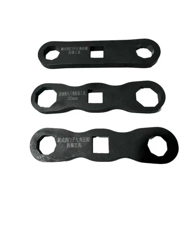 9 Angle Nozzle Nut Disassemble Remove Tools Common Rail Injector Cap ...