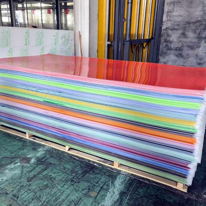 Custom Printed FULLUX Multi Colored Acrylic Sheet 1mm 2mm 3mm Wall ...