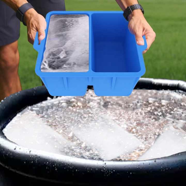Foldable Extra Large Ice Block Mold with Lid Large Ice Block Mold for ...