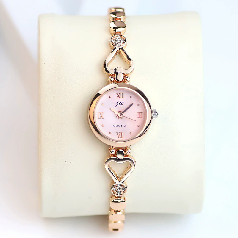 LYN-231Women's Fashion Quartz Watch with Bracelet Simple Tempered Glass ...
