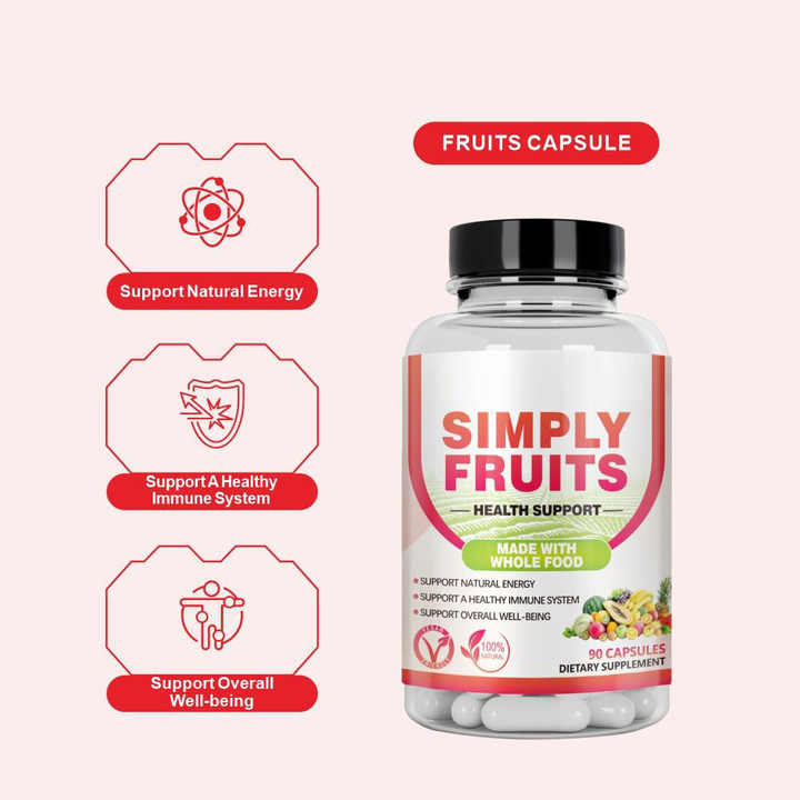 Custom Multi-Functional Food-Grade Fruit Extract Capsules for Adults ...