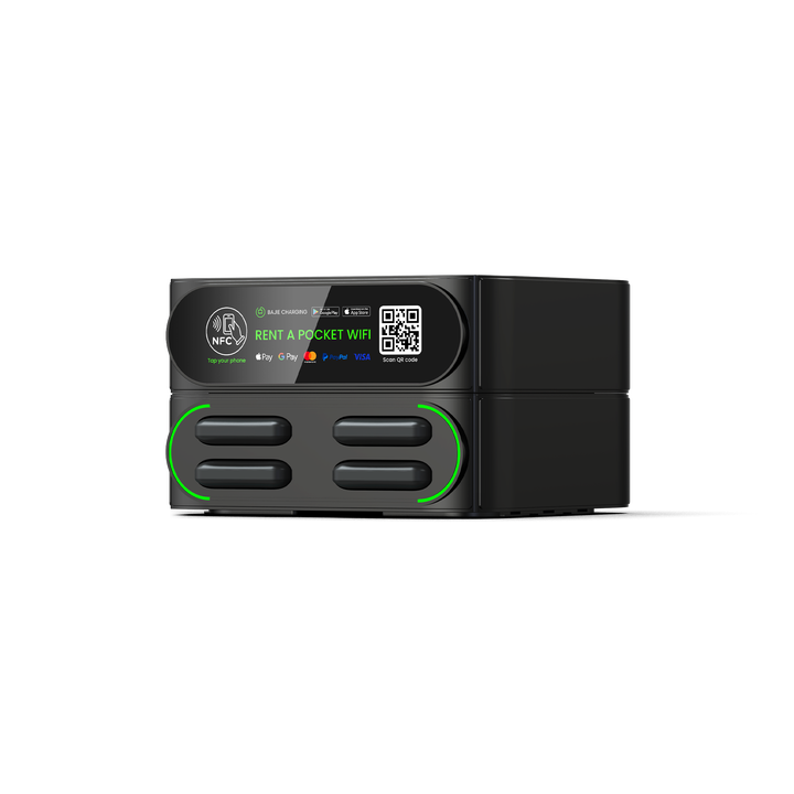 Powerbank Station with Wifi Shared Power Bank Rental Station 6000mah ...