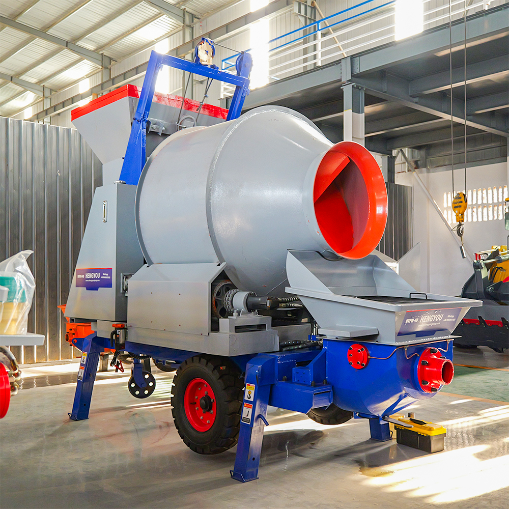 Mini Concrete Pump - Diesel Powered High Efficiency
