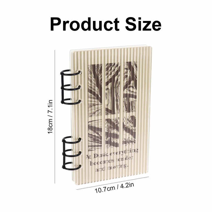 Water Ripple Acrylic Binder Cover A5 A6 DIY Acrylic 6 Holes Budget ...