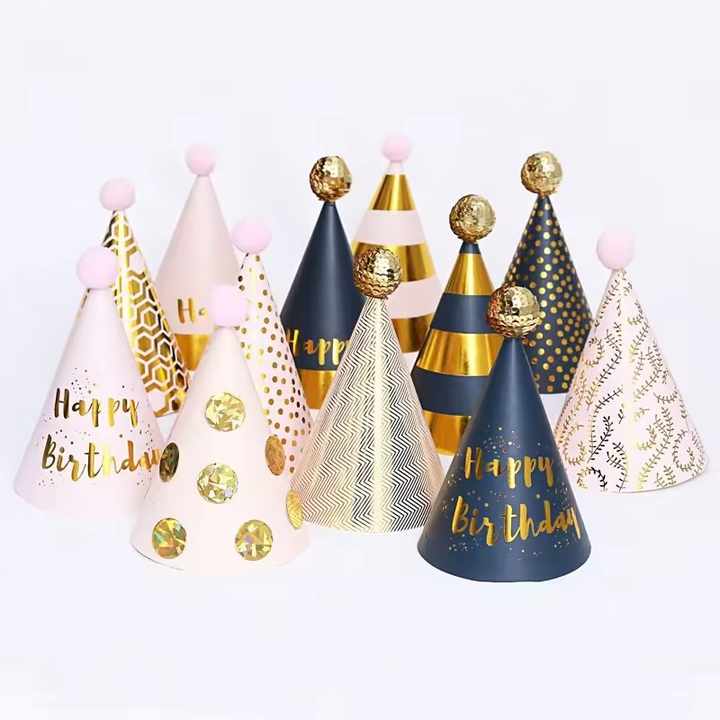 Happy Birthday Cone Hat - Fun Party Accessory for All Ages