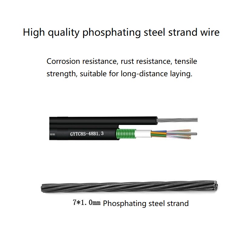 GYTC8S 6 core sm fiber optic cable,12 core fiber optic cable,24 core sm fiber optic cablePopular ...