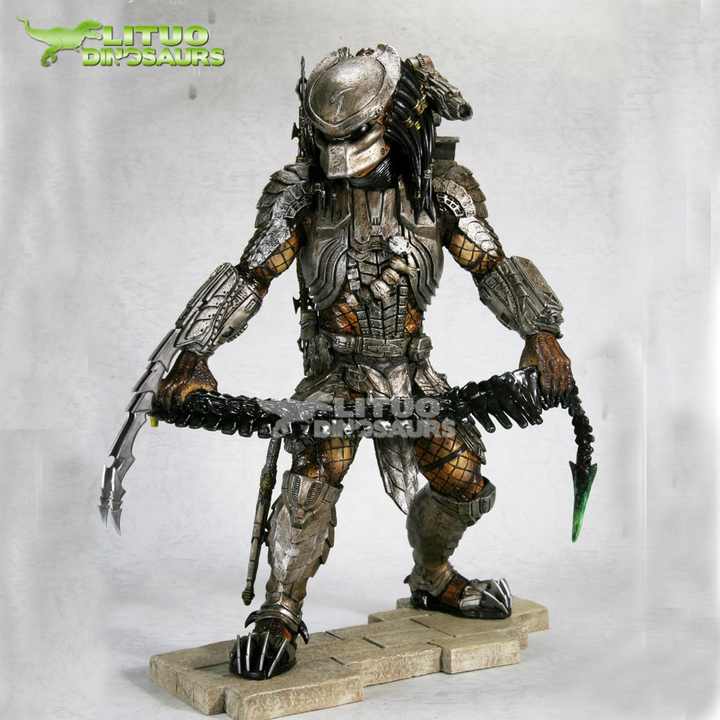 Alien Predator Life Size Statue - Perfect for Kids & Parks