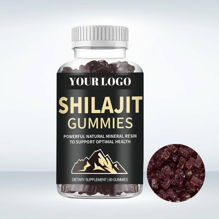 OEM/ODM Private Label 60 Count Shilajit Gummies Delicious Vegan Flavor Himalayan Pure Shilajit ...