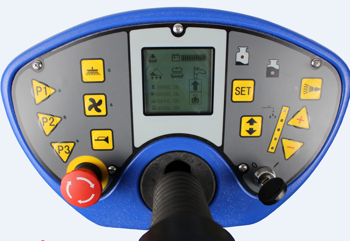 High Efficiency New Type Ride-On Electric Floor Scrubber Sweeper ...