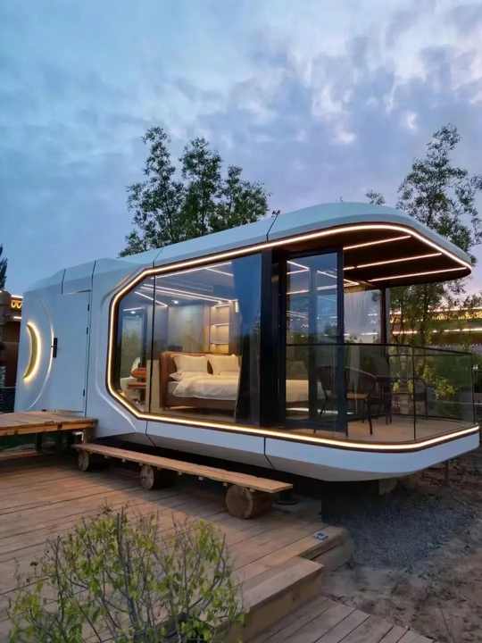 Space Capsule House Luxury Mobile House New Space Capsule Mobile ...