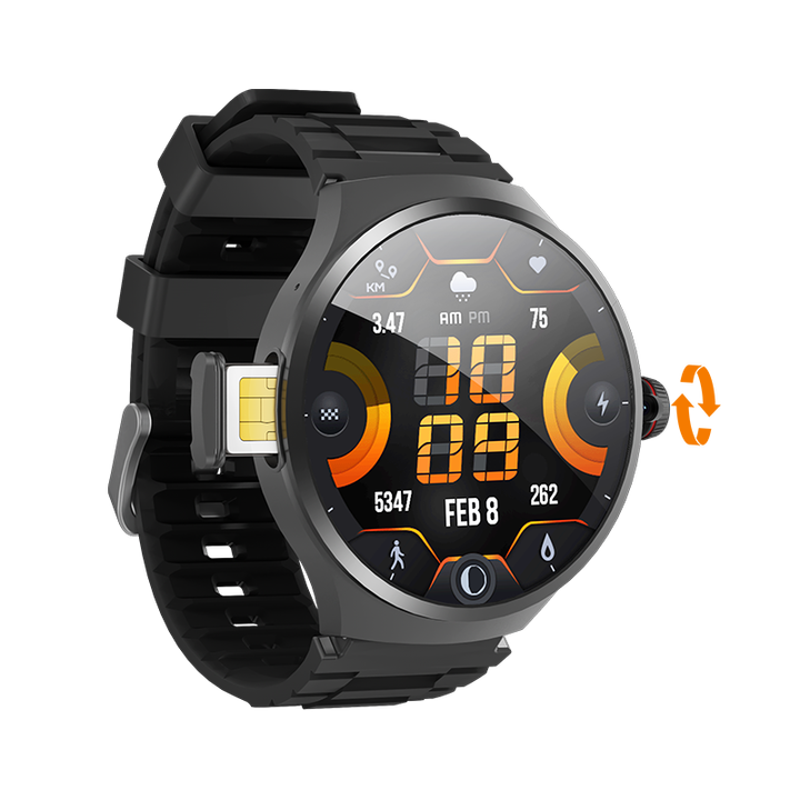 2025 NEW VP50 Smartwatch 5g Sim Card Android 10.0 System 180° Pull Out ...
