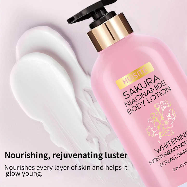 Unique Design Sulfate-Free Sakura Body Lotion Freshening Lightening ...