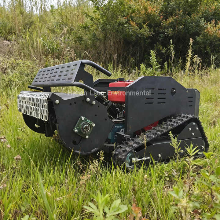 Crawler diesel Lawn Mower Remote Control Mowing Robot Suitable for Farm ...