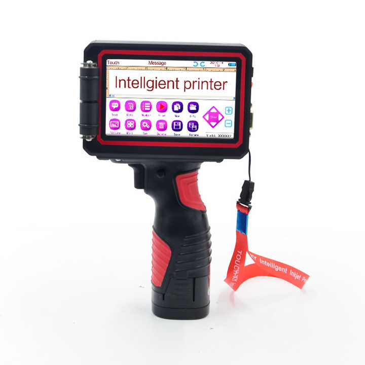 Portable Handheld Inkjet Printer Manual Grade Solvent Ink for Label ...