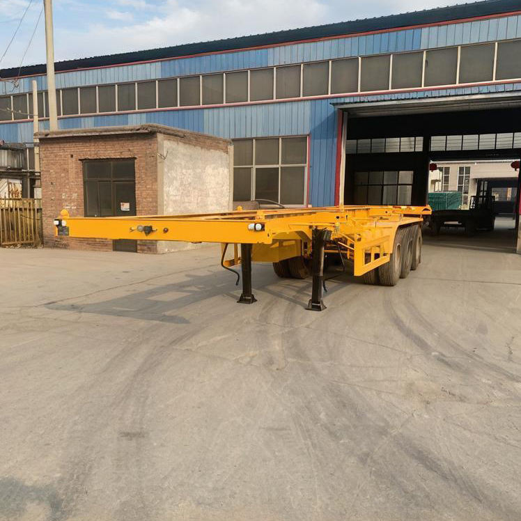 20 ft to 40 ft Extendable Frame Shipping Chassis Skeletal Skeleton Semi ...