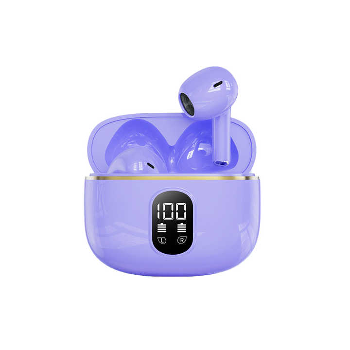 Wireless Headphone With LED Display Stereo Headset Touch Control Earbuds Noise Reduction X87 V5 ...