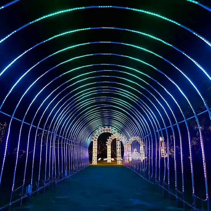 New Wedding Decoration LED Heart Arch Light Outdoor Street Arch ...