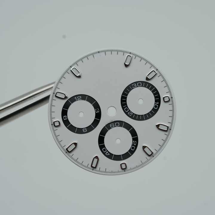 Professional Racing Chronograph Replacement Dial Stainless Steel Black ...