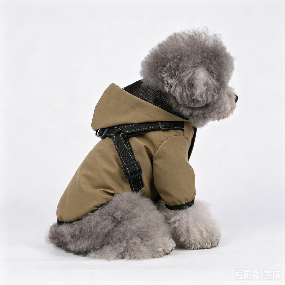 Cross-border Dog Raincoat Outdoor Reflective One-Piece Waterproof ...