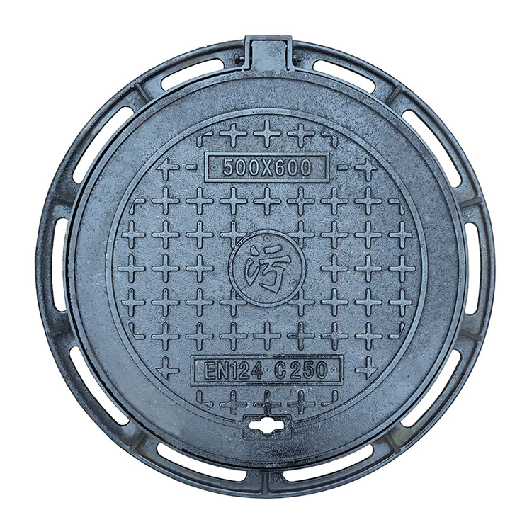 Industrial D400 Sewer Lid Ductile Cast Iron Trench Cover Manhole ...