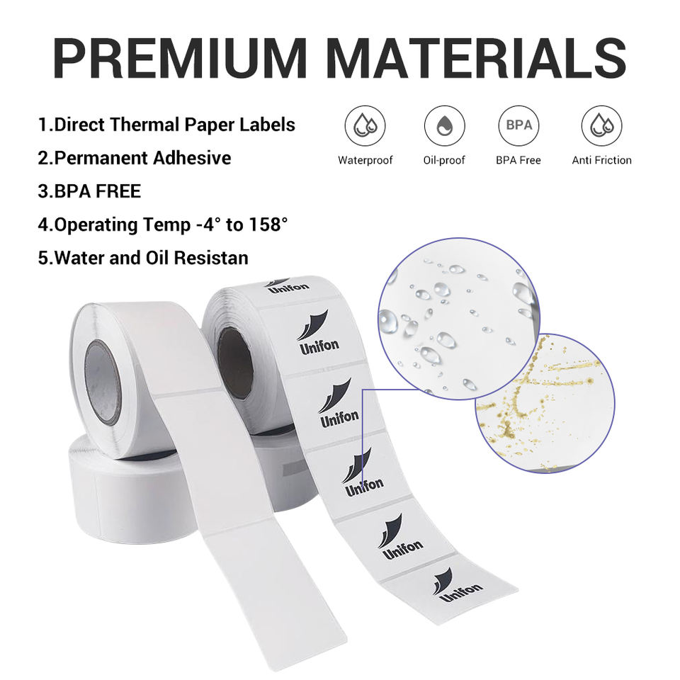 4X6 Thermal Shipping Labels for Ups Fedex Usps Zebra Rollo Printer ...