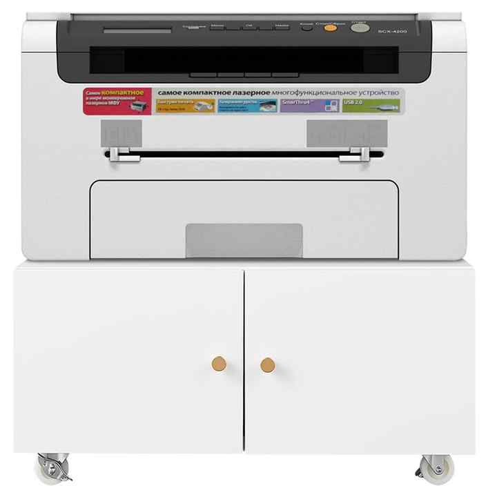 Modern Metal Rolling Office Copier File Cabinet Printer Stand Mobile ...
