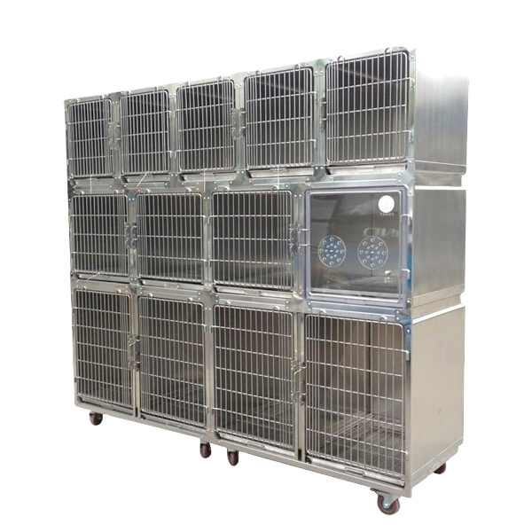 YSVET0510 Ysenmed Vet Medical Combination Icu Cages for Dogs Stainless ...