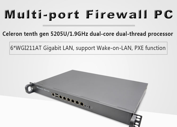 YENTEK R280E 1U Rackmount Firewall Hardware VPN Network Security ...