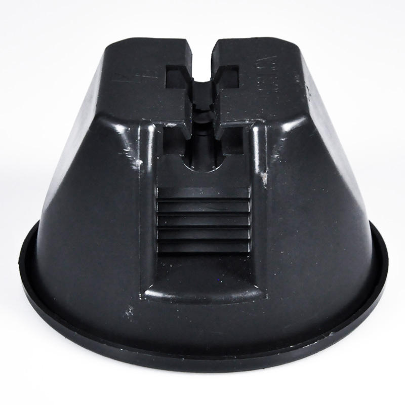Black PVC Polymer Lightning Protection Piers Sandwiched with Round ...