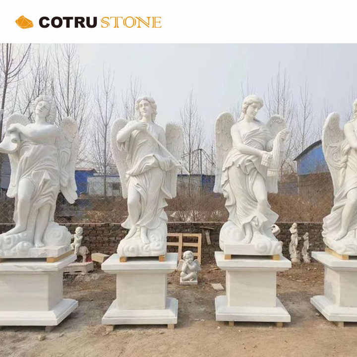 Modern Stone Statue Lifelike and Expressive Character Carving, Smooth ...