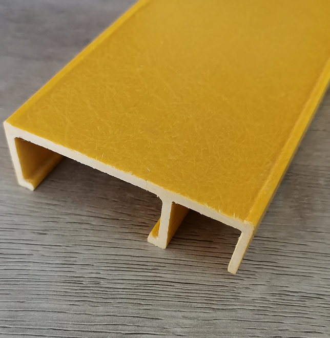 Marine-Grade FRP Groove Strip - Yellow Fiberglass U-Channel for Boat ...