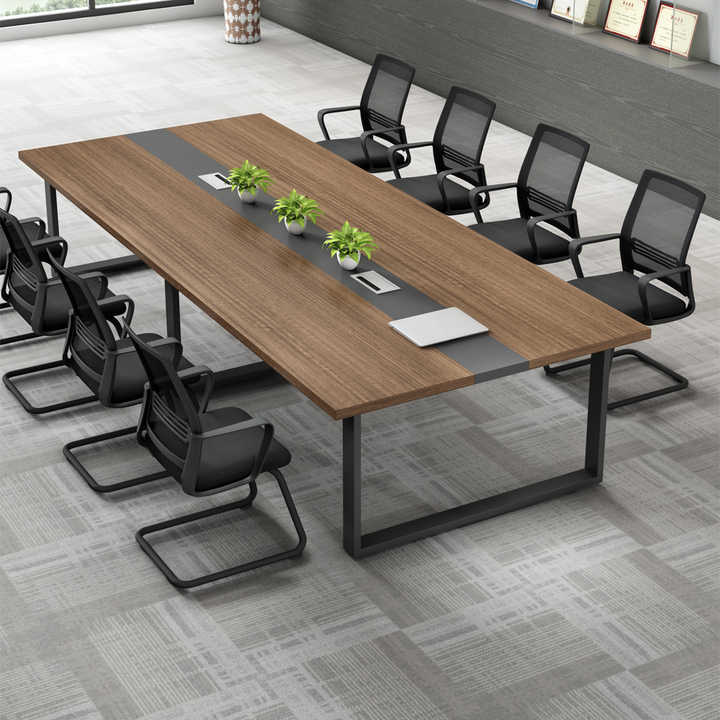 Luxury Modern 35 Seaters Round Wood Metal Legs Modular Meeting Table ...