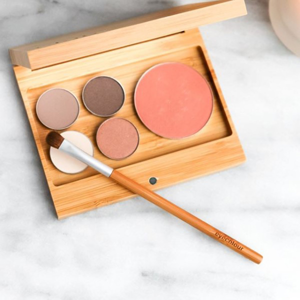 Natural Bamboo Eyeshadow Palette - Empty Compact Box