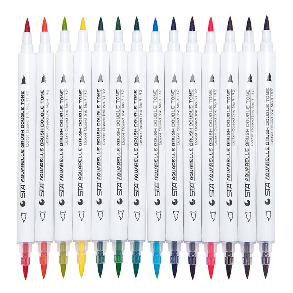 STA Wholesale 36-Color Water-Base Fine Point Marker Paint Pens ...