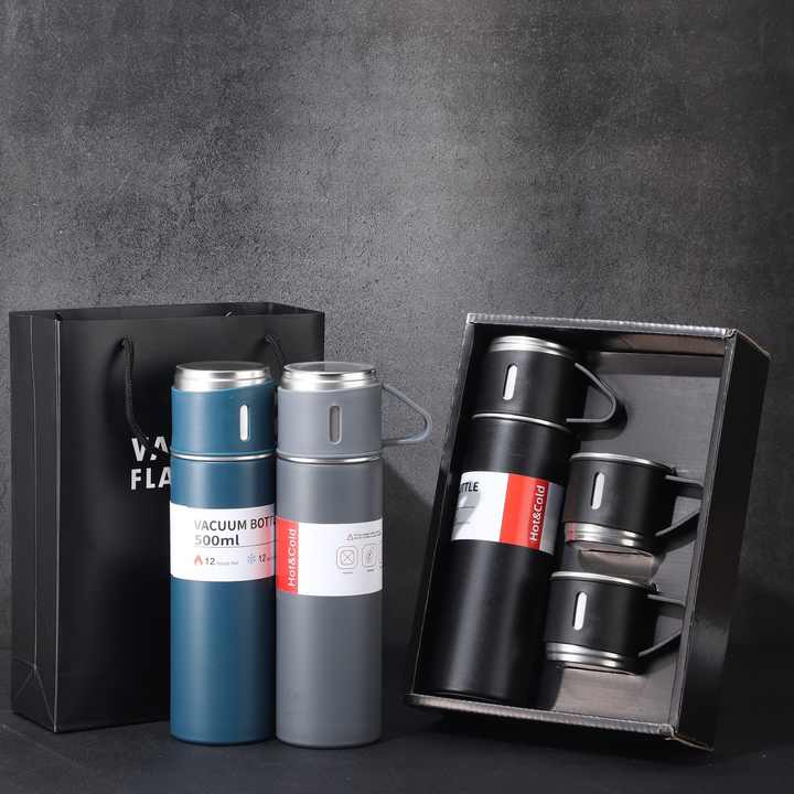 Custom 500ml Vacuum Insulated Water Bottle Stainless Steel Portable ...
