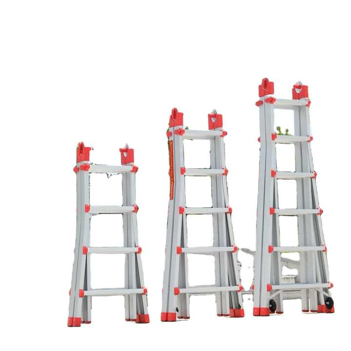 4x3 Folding Aluminium Multi-Purpose Extension Ladder